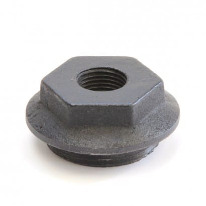 Cast Iron Radiator Bush End - 1.5" to 0.5" BSP R/H Reducing Bush