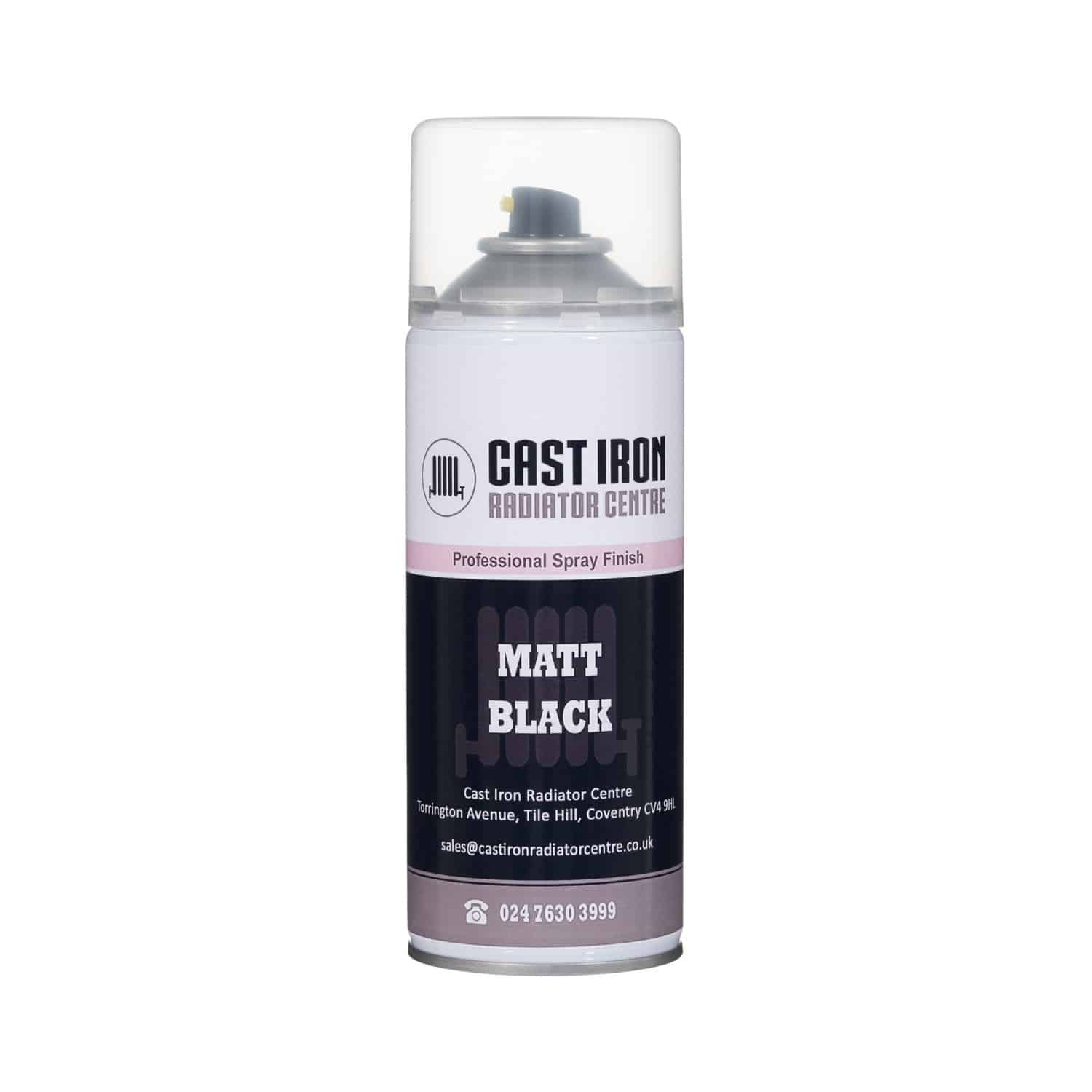 Cast Iron Radiator Touch Up Aerosol Paint (400ml)