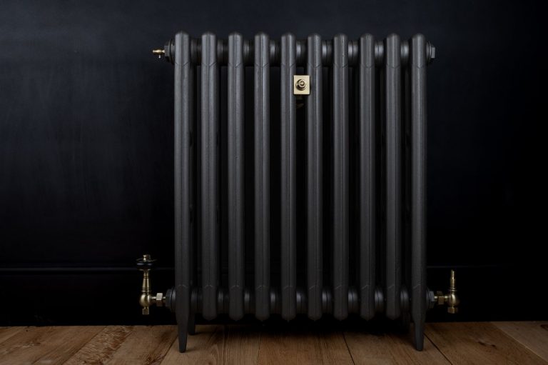 Traditional Victorian 3 Column 745mm Cast Iron Radiator 16 Section Matt ...
